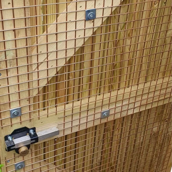 Steel Mesh Door Lining - Brighton Bike Sheds